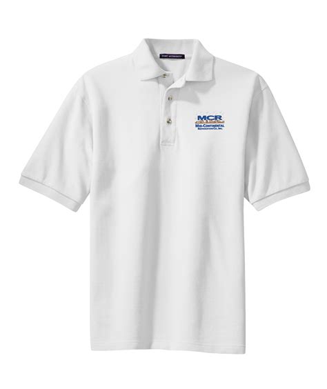 Port Authority Heavyweight Cotton Pique Polo Mid Continental