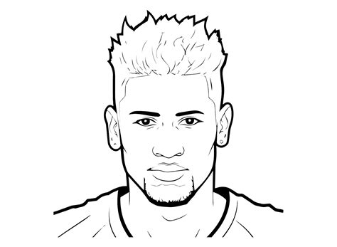Desenhos Neymar Para Colorir BRAINCP