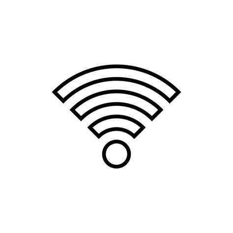 Simple Wifi Icon Vector About Network Vector Art At Vecteezy