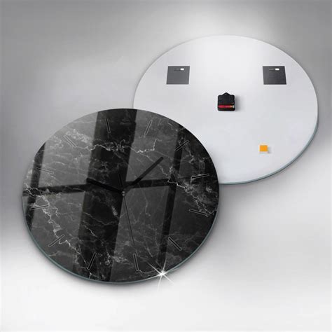 Ceas De Perete Wallfluent De Sticla Mainile Nagru Fara Cifre