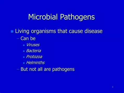 Ppt Microbial Pathogens Powerpoint Presentation Free Download Id 1296038
