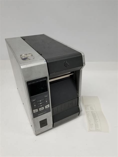 Used Zebra ZT610 Thermal 203DPI Label Printer Parts Powers On Ribbon In Error UBB Threads