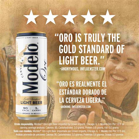 Modelo Oro Mexican Lager Import Lower Calorie Light Beer 12 Pk Shop
