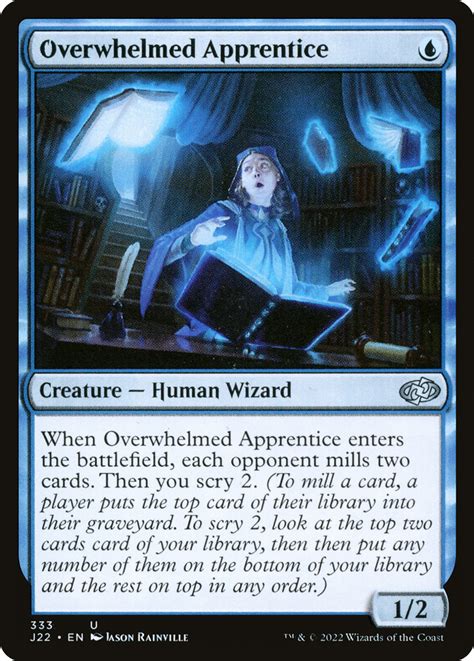 Overwhelmed Apprentice · Jumpstart 2022 J22 333 · Scryfall Magic The Gathering Search