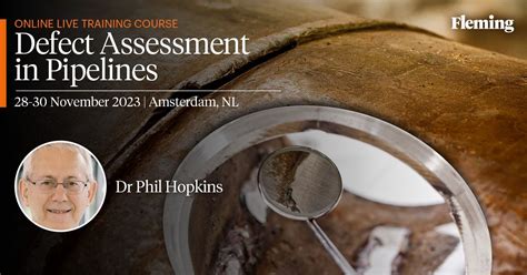 Fleming Energy On Linkedin Defectassessment Pipelineengineering Drphilhopkins Industryexpert