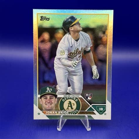 Jonah Bride 2023 Topps Series 1 Rainbow Foil Parallel 95 Rookie Rc