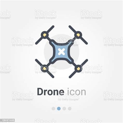 무인 항공기 벡터 아이콘 감시에 대한 스톡 벡터 아트 및 기타 이미지 감시 날기 디자인 Istock