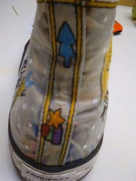 I Made Some Billwill Cipher Shoes 😎😎😎 Gravity Falls Amino