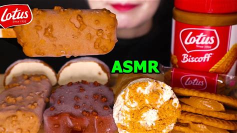 Asmr 로투스 아이스크림 모찌 과자 Lotus Ice Cream Mochi Youtube