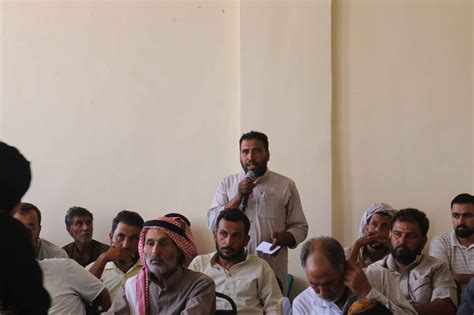 حزب سوريا المستقبل يعقد اجتماع جماهيري في ناحية الجرنية الإدارة