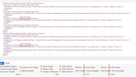 RibbonBar Layout Tips Users Guide