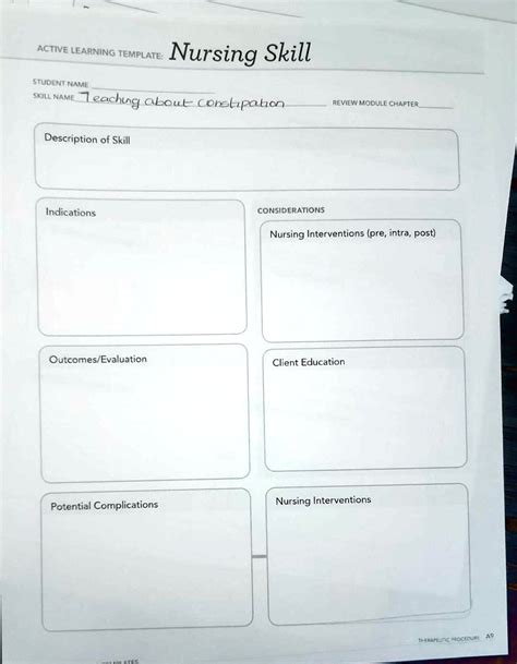 Solved Ati Learning Template Active Learning Template Nursing Skill