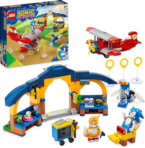 Lego Sonic The Hedgehog Tails Verkstad Och Tornadoplan Interaktiv