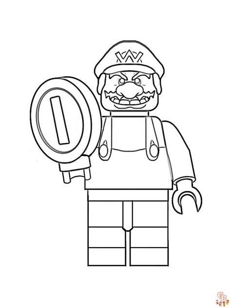 Ausmalbilder Lego Super Mario Kostenlose Malvorlagen