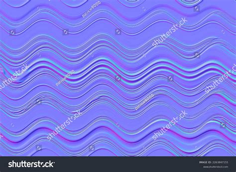 Abstract Lines Normal Map Texturefor Bump Stock Illustration 2263847155