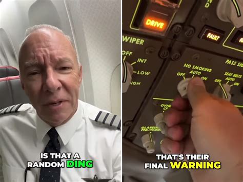 What Do Those Chimes On Your Flight Mean Airline Captain Reveals Their