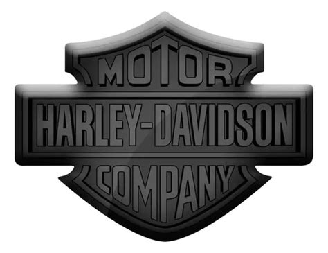 Adesivo Harley Davidson Resinado Preto 11x9cm MercadoLivre