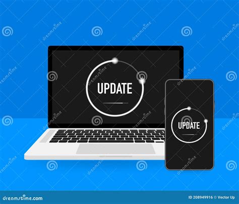 Data Update Or Synchronize With Bar Process Update On Laptop And