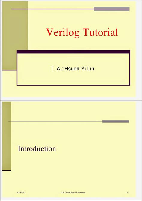 alex ufo 聰明人求知心切 Verilog Tutorial