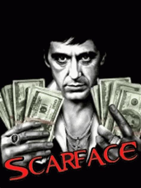 Scarface Counting Money Wallpaper