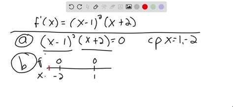 solved analyzing functions from derivatives answer the following questions about the functions