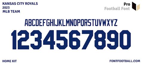 Mlb Kansas City Royals 2023 Font