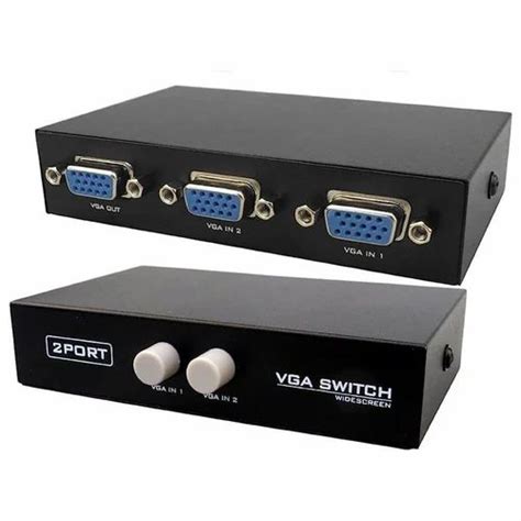 Makworld 2 Port Vga Switch At ₹ 110 Piece New Delhi Id 2853896073830