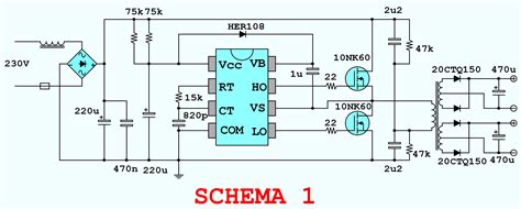 Uso del IR2153 per alimentatori switching fino a 1,5KW - Elettronica La ...