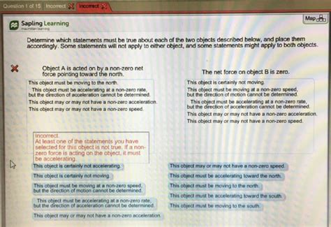 Solved Question 1 Of 15 Incorrect X Incorrect X Map Oto S
