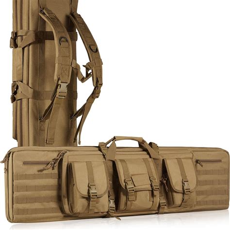 Vevor Rifle Bag 42 Inch Tactical Double Long Gun Bag Soft Rifle Case