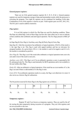 Computer System Architecture Microprocessor Unit PDF
