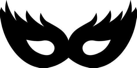 Mardi Gras Mask Silhouette Carnival Free Svg File Svg Heart