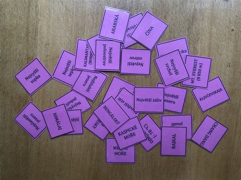 Rekordy Asie Pexeso Zeměpis Učiteléučitelůmcz