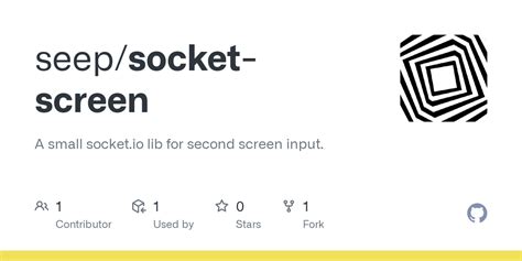 GitHub Seep Socket Screen A Small Socket Io Lib For Second Screen Input