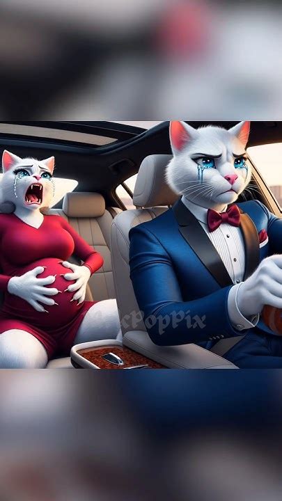 Pregnant Cat Romantic Dinner With Her Husband Cat Cutecat Catvideo