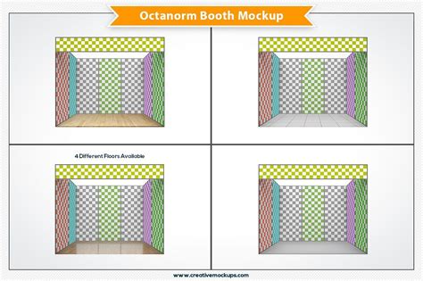 Octanorm Booth Mockup Shadow Lights Management Automatic