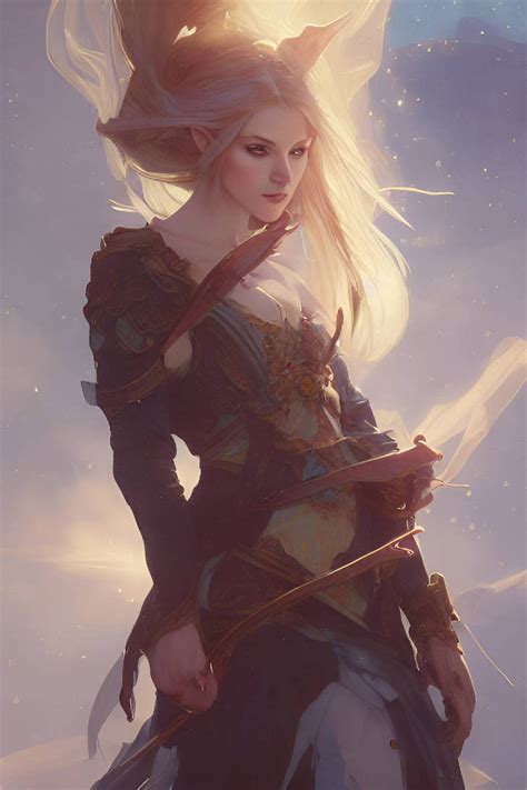 Female Elven Fighter 002 By Zumstein On Deviantart