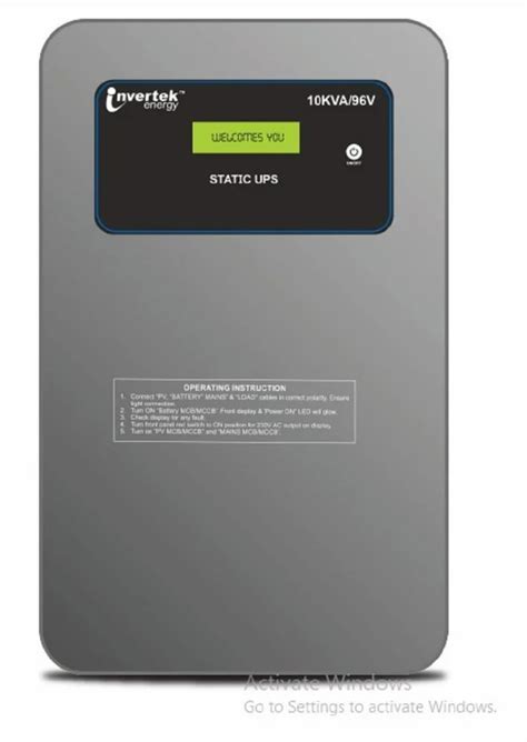 10kva120v Static Pure Sine Wave Commercial Ups At Rs 94999 Pure Sine