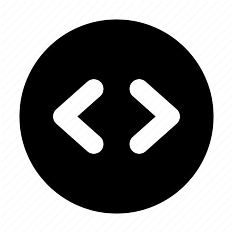 Circle Code Coding Programming Development Arrow Arrows Icon