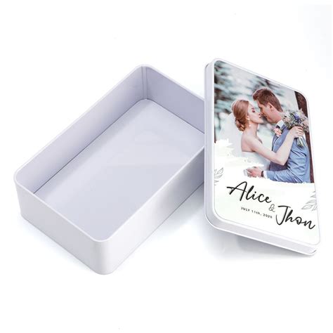 Rectangle Sublimation Metal Tin White Subliblanks Limited