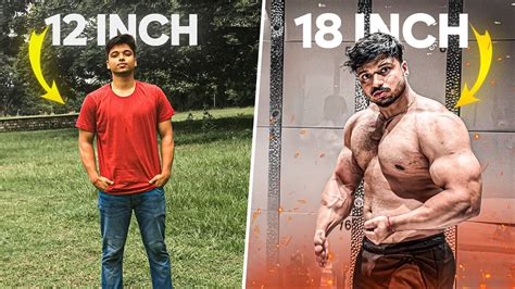 From 12 To 18 Inches Arms How I Grew My Arms By 6 Inches Youtube