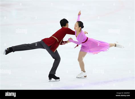 Shinyokohama Skate Center Kanagawa Japan 11th Sep 2016 Rikako Fukase And Aru Tateno Jpn