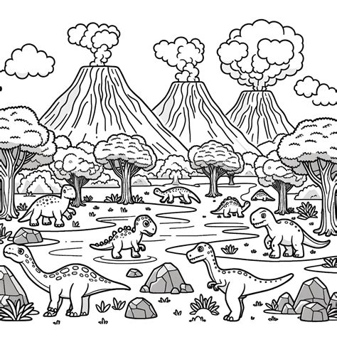 Volcans à Colorier pour Enfants Aventure Géologique Gratuite