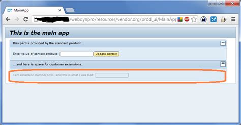 Developing Extensible Web Dynpro Java Applications Sap Community