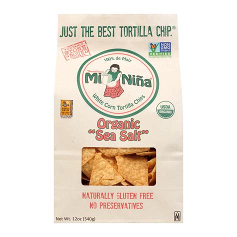 Mi Nina Organic Sea Salt Tortilla Chips Bjs Wholesale Club