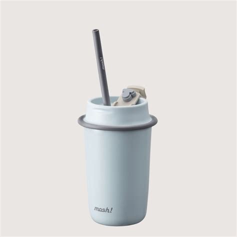 모슈 라떼 스트로우 텀블러 350ml 스카이 감도 깊은 취향 셀렉트샵 29cm