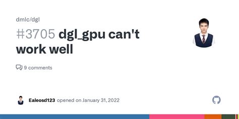 Dgl Gpu Can T Work Well Issue Dmlc Dgl GitHub