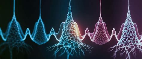 Mesmerizing Digital Visualization Of Brain Activity With Flowing Energy Patterns Premium Ai
