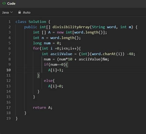 How To Find The Divisibility Array Of String In 75daysofcodechallenge Ashish Ranjan Posted On