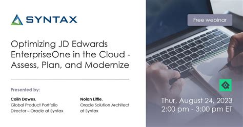 Quest Jd Edwards Community On Linkedin Jdedwards Oracle Webinar